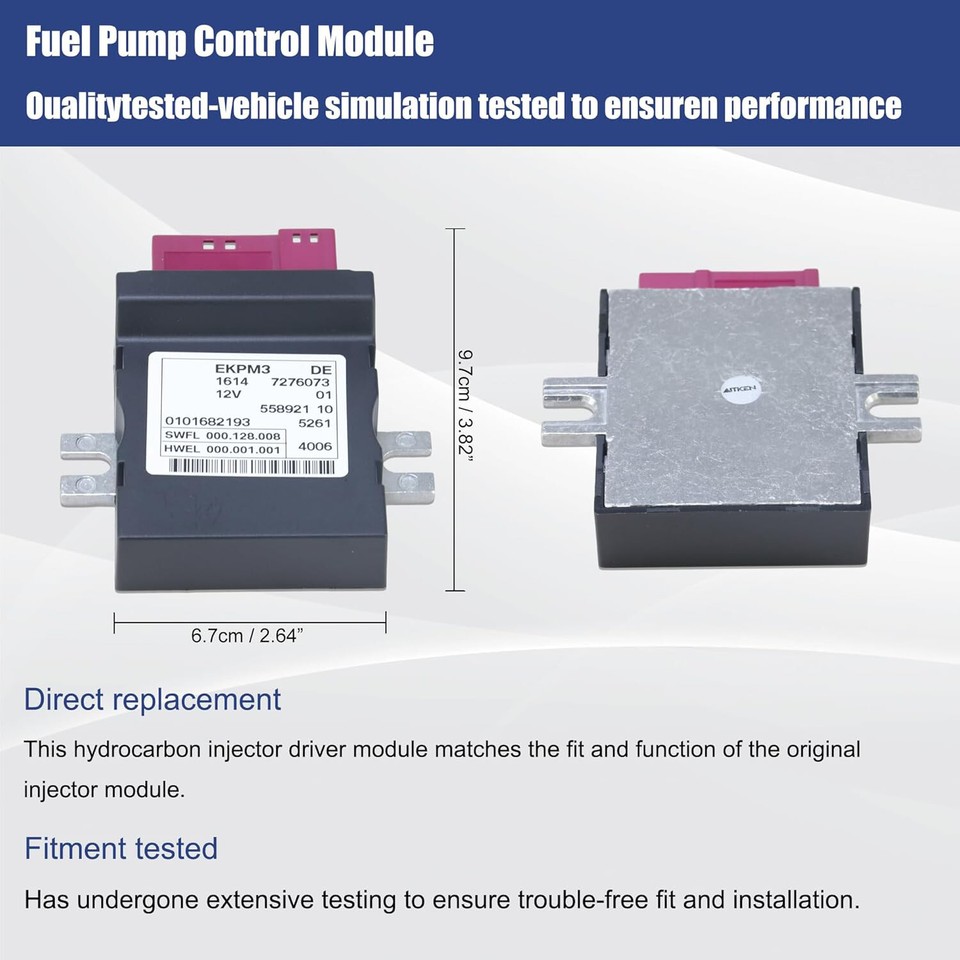 Fuel Pump Control Module FOR OEM BMW 3 SERIES 5, 6, 7, X3 F10, F13, F02 ...