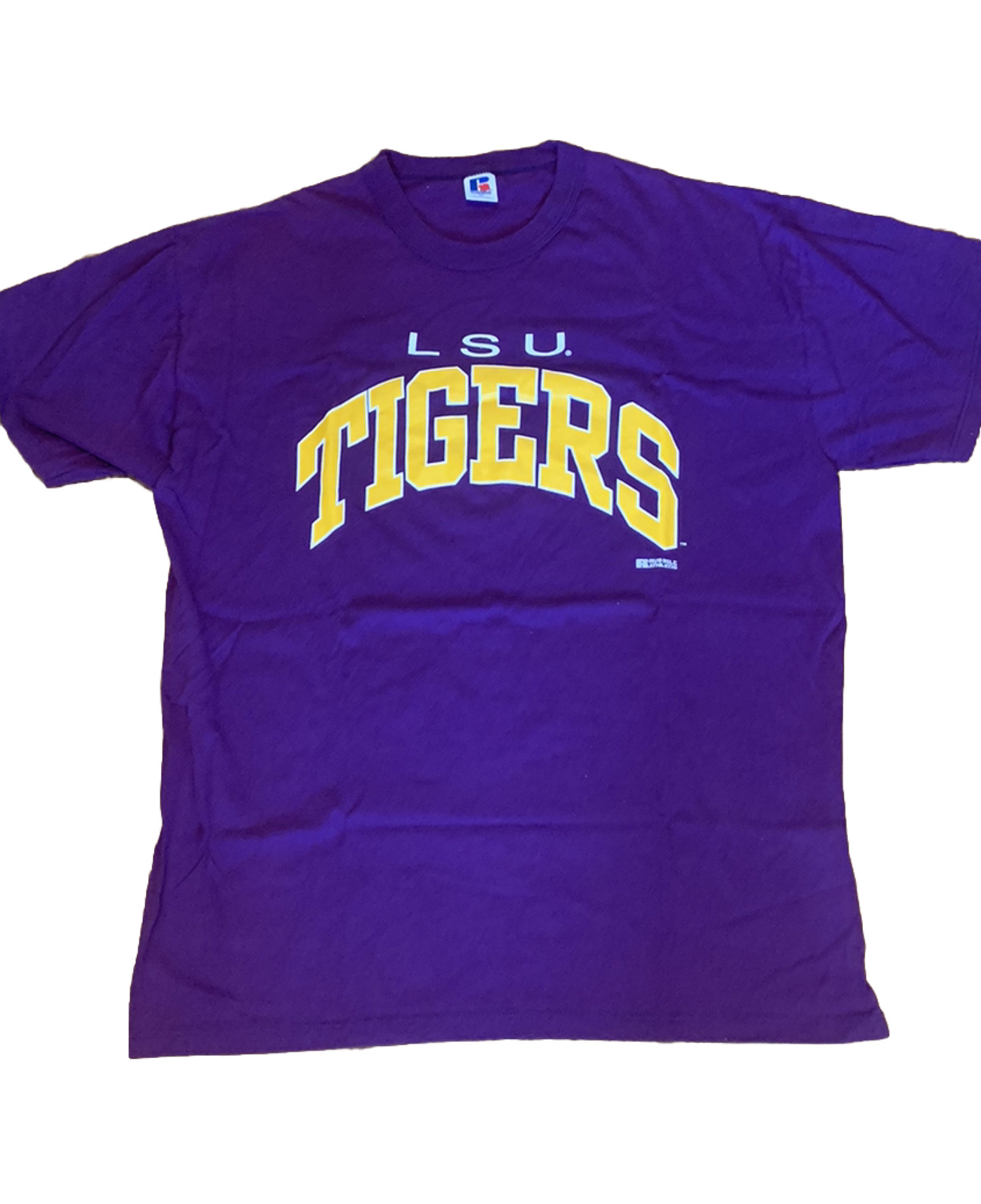 Vintage Lsu Tigers Football T Shirt Men Xl Purple 90s College | eBay
