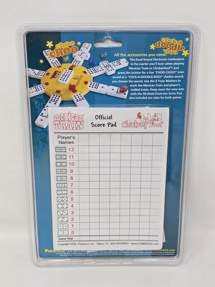 Puremco Mexican Train & Chickenfoot Centerpiece Kit, Dual-sound ...