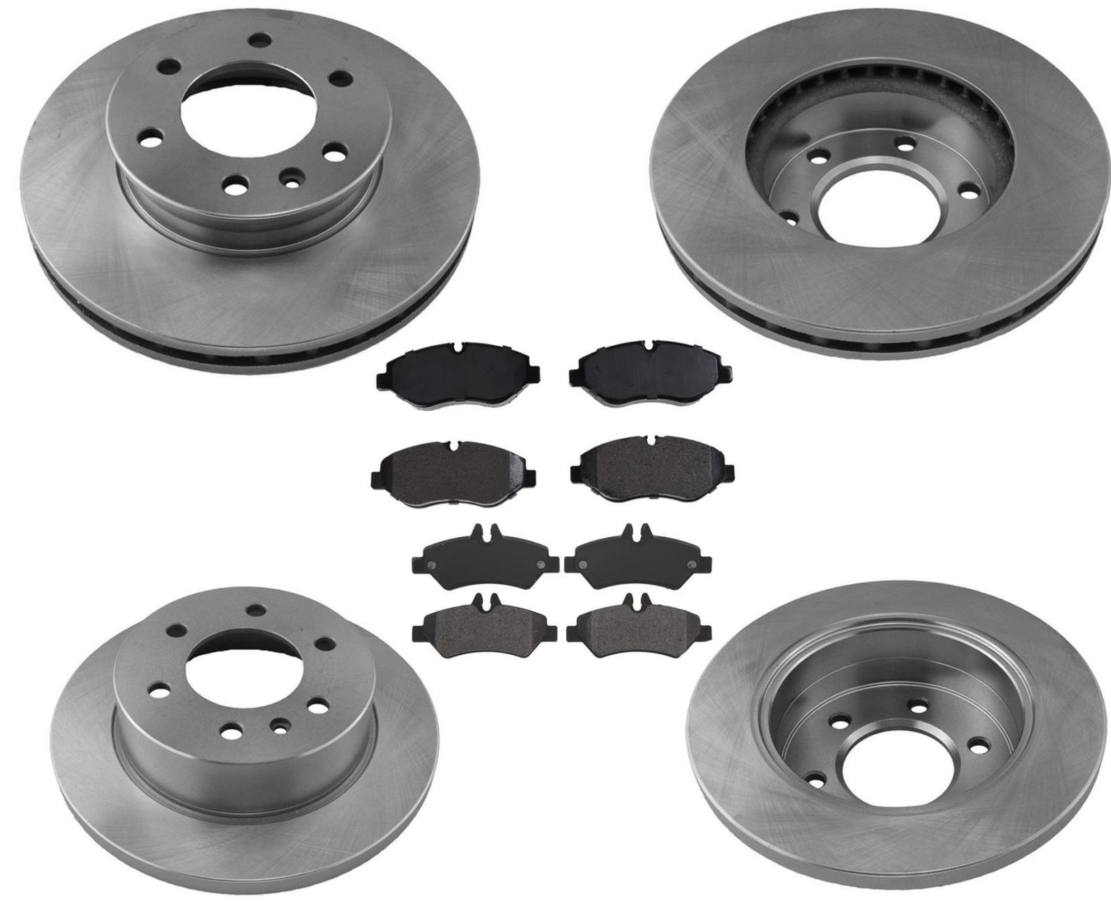 For 2007-2012 Freightliner Sprinter 2500 Front & Rear Disc Brake Rotors ...