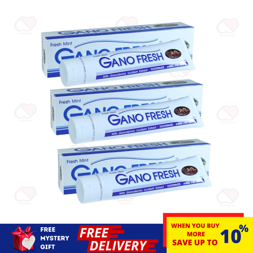 3 Boxes x 150g GANO EXCEL GANO FRESH TOOTHPASTE GANODERMA Free Shipping ...