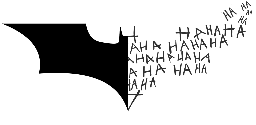 Decal Vinyl Sticker Car Window - Batman Logo Symbol + Joker Laugh HA HA ...