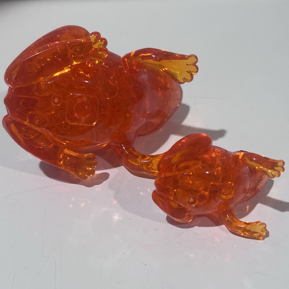 3D Crystal Jigsaw Puzzles Lot of 6 Shark Turtles Frogs Lucky Clover ...