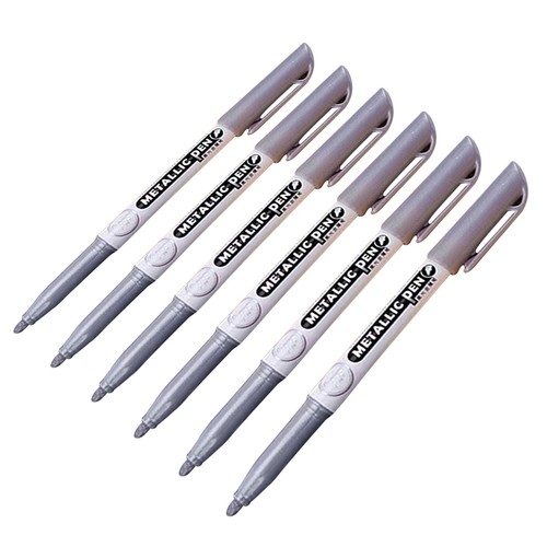 0.7mm EF Tip Epoxy Resin Acrylic Paint Highlight Pen Metallic Permanent ...