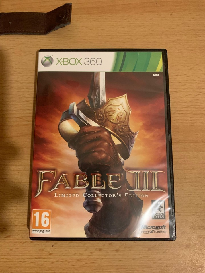 Fable III Limited Collectors Edition (Xbox 360) Complete w/ Playing ...
