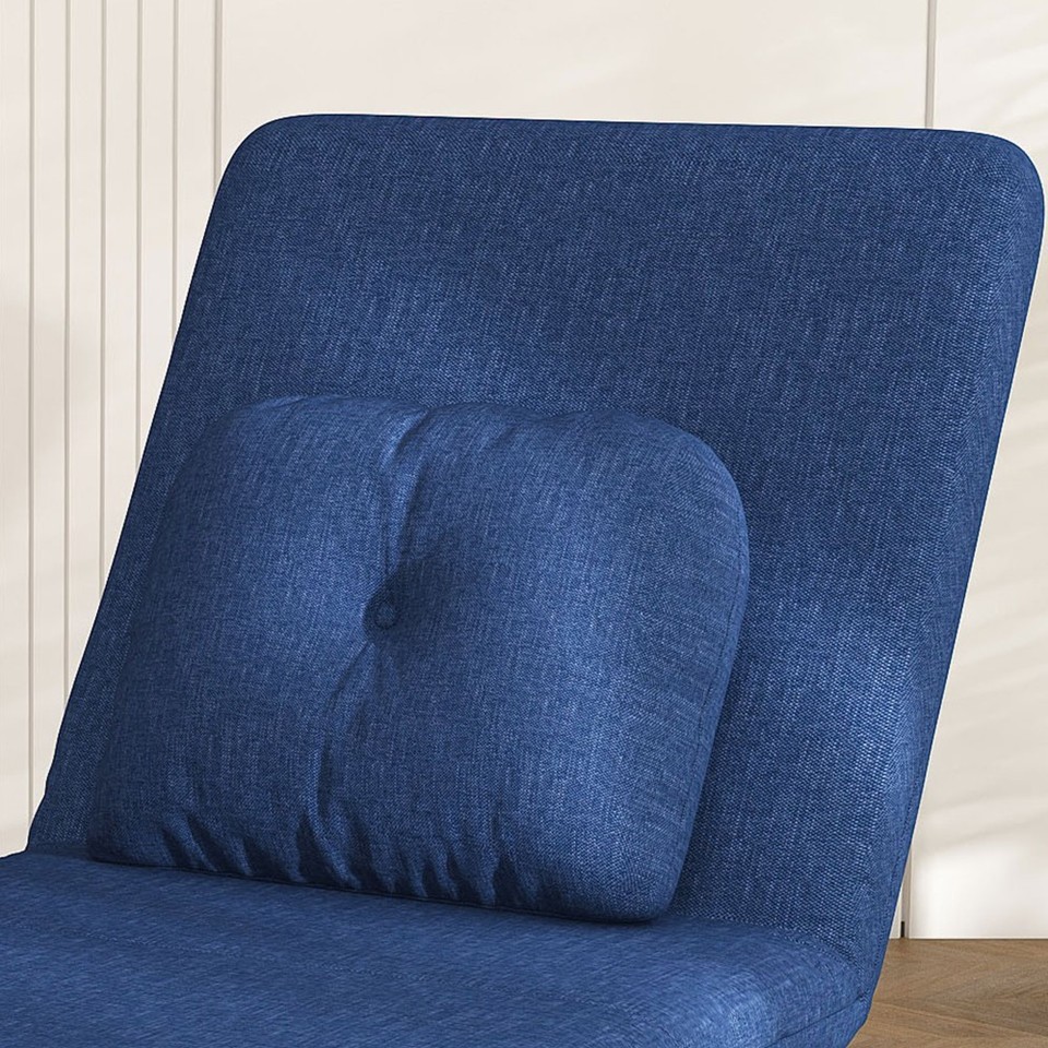 Folding Sofa Bed 3-in-1 Convertible Chair - 5-Position Adjustable ...