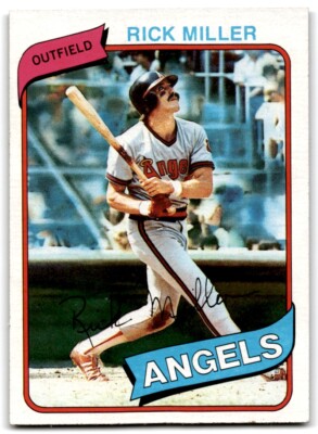 1980 Topps Rick Miller California Angels #48 | eBay