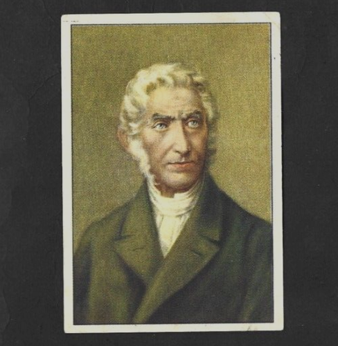 1938 Gutermann Famous Men #6 LAMBERT ADOLPHE QUETELET Astronomer Card ...