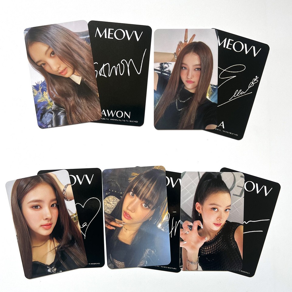 5pcs/set MEOVV BROADCAST MEOW photocard Self Made HD Photo Special ...
