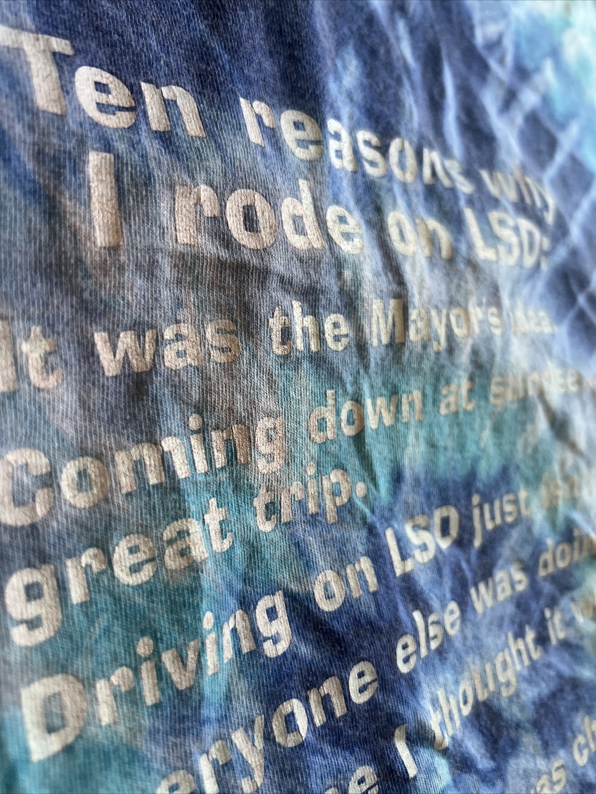 Vintage 90s Lsd Tee Shirt Hippie Wook Grateful Dead Online Ceramics ...