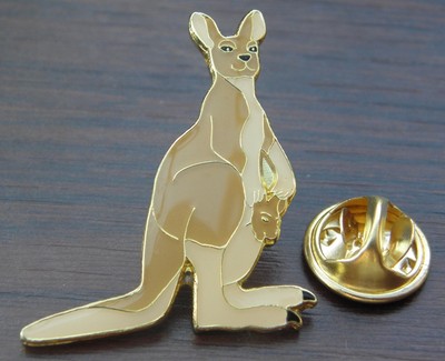 Kangaroo Pin Badge Australia Australian Animal Lovers Brooch | eBay