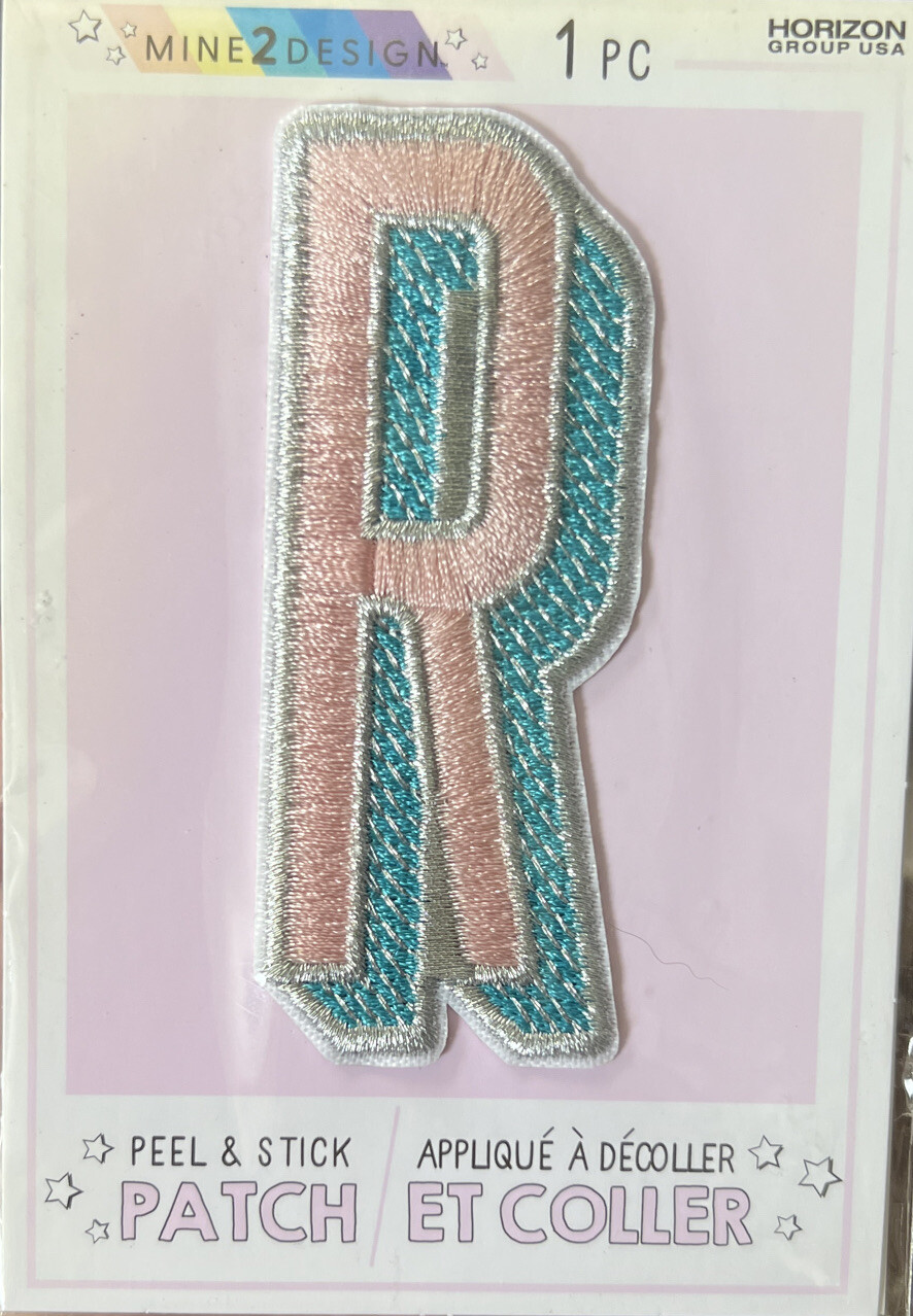 NEW Peel And Stick Patch Colorful Letter Patches Letter R | eBay