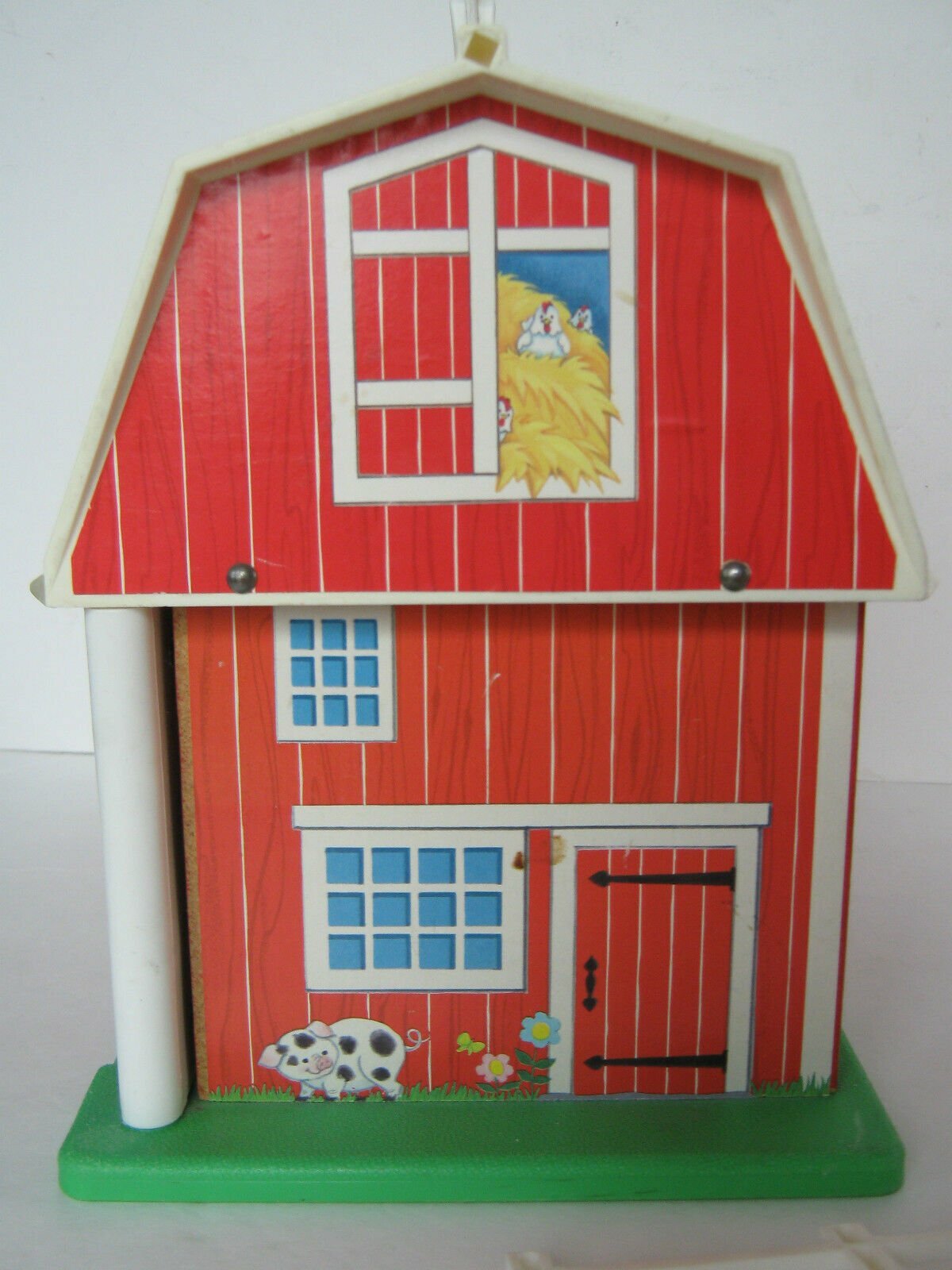 Fisher Price Play Farm 1968-1979 Barn Masonite Door Moo Collectors Vtg ...