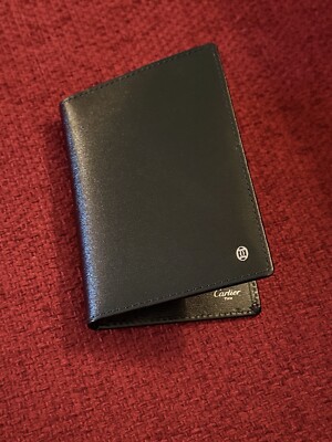 Cartier VIP Gift Black Leather Passport Holder - New Boxed Luxury Ad ...