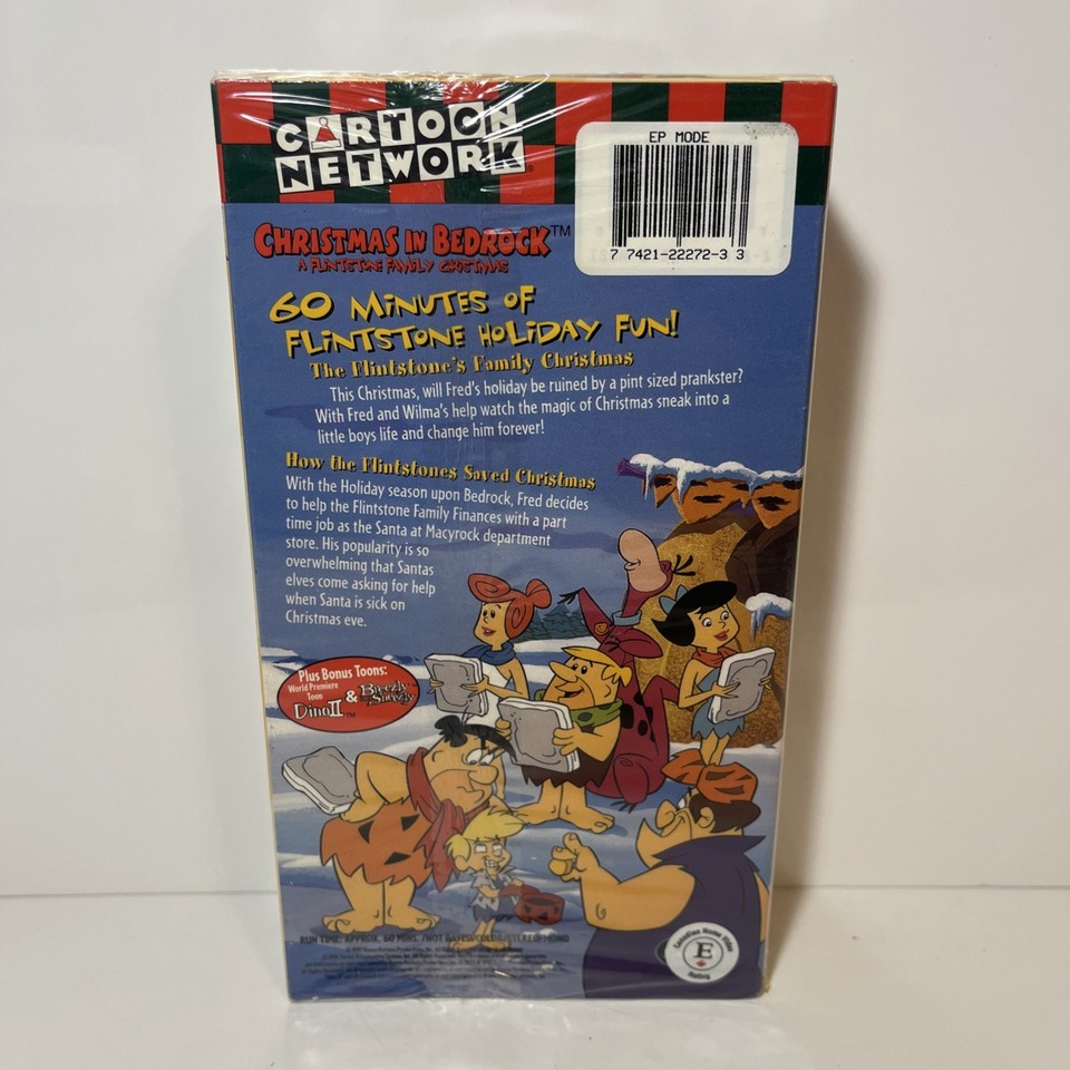 The Flintstones Christmas in Bedrock VHS 1996 Cartoon Network | eBay