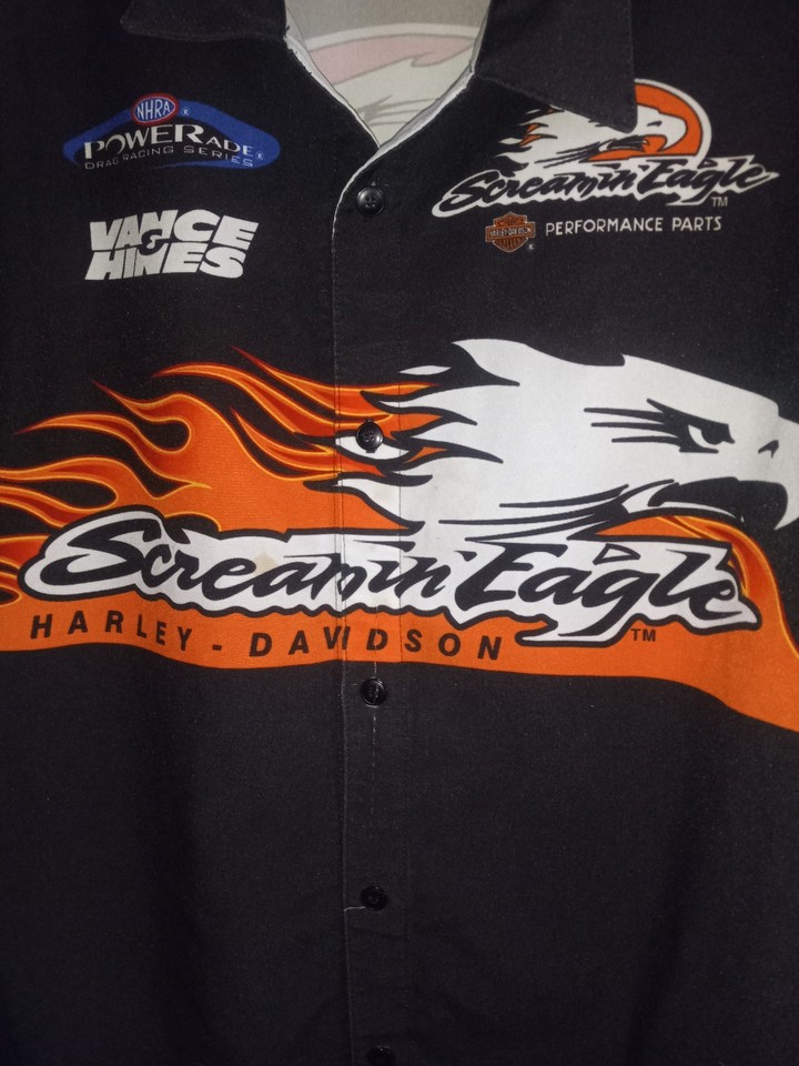 Nhra Pro Stock Bike Vance &Hines/Screamin Eagle Starting Line Crew ...