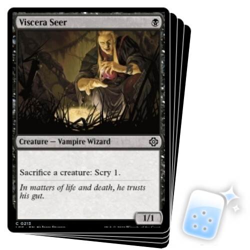 VISCERA SEER X4 The Lost Caverns Of Ixalan: Commander Magic MTG MINT ...