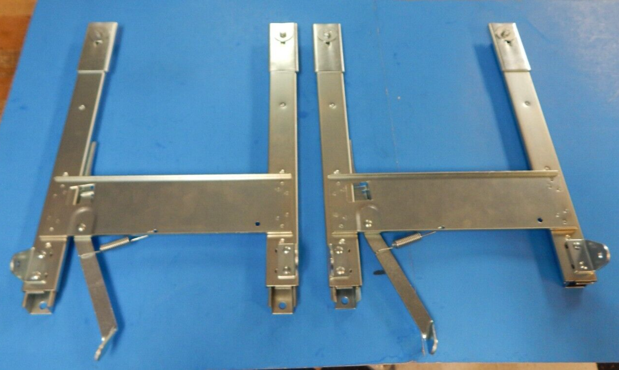 New Pair Seat Slider Assembly Seat Rail Assembly Triumph TR250, TR4 ...