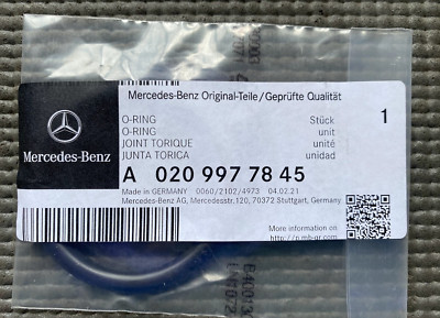 OEM Mercedes-Benz Inter Cooler Pipe O-Ring - #A 020 997 78 45 - Fits ...