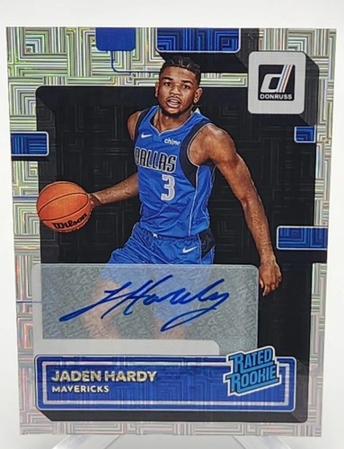 2022 Panini Donruss Choice Rated Rookie Signatures Jaden Hardy RC #235 ...