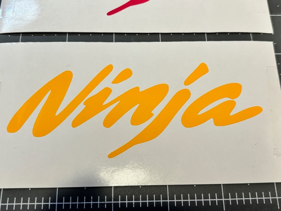 Kawasaki Ninja Vinyl Decal Many Sizes Colors FREE Shipping Motorcycle ...