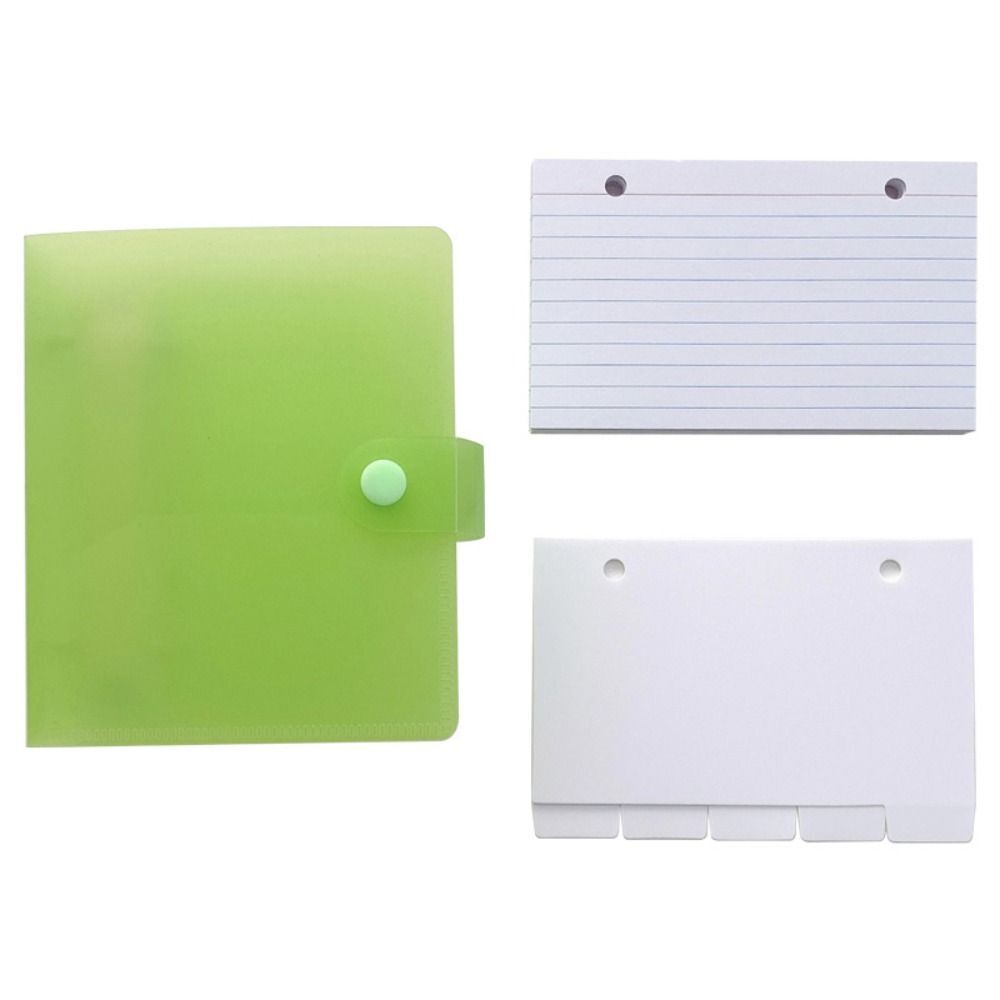 Double Hole Loose-leaf Notebook Horizontal Line Memo Pads Students | eBay