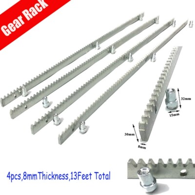 4 Pcs Steel Gear Rack Sliding Gate Opener Teeth Track Rails Gate ...