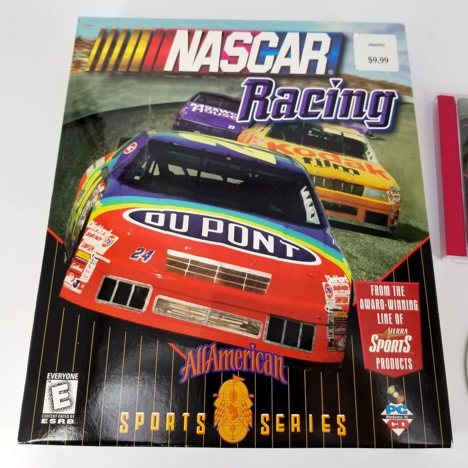Nascar Racing Windows PC CD Rom Game Car Auto Track All American Sports ...