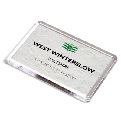 FRIDGE MAGNET - West Winterslow, Wiltshire - Lat/Long SU2332 | eBay UK