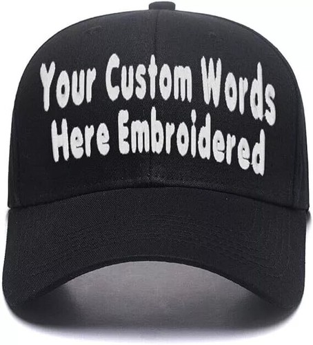 Custom Embroidered Baseball Caps for Men Personalized Hats Acrylic ...