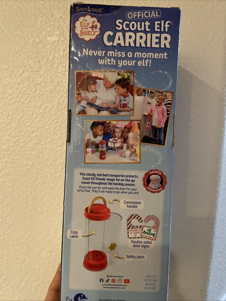 The Elf On The Shelf Scout Elf Carrier SantaVerse Take Me With You! New ...