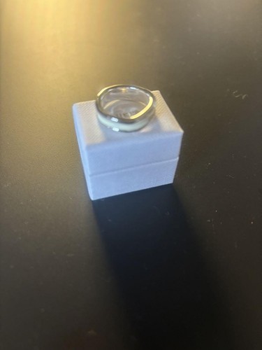 Chieko Silver Bobbin White Ring Epoxy High-end Jewelry Used | eBay