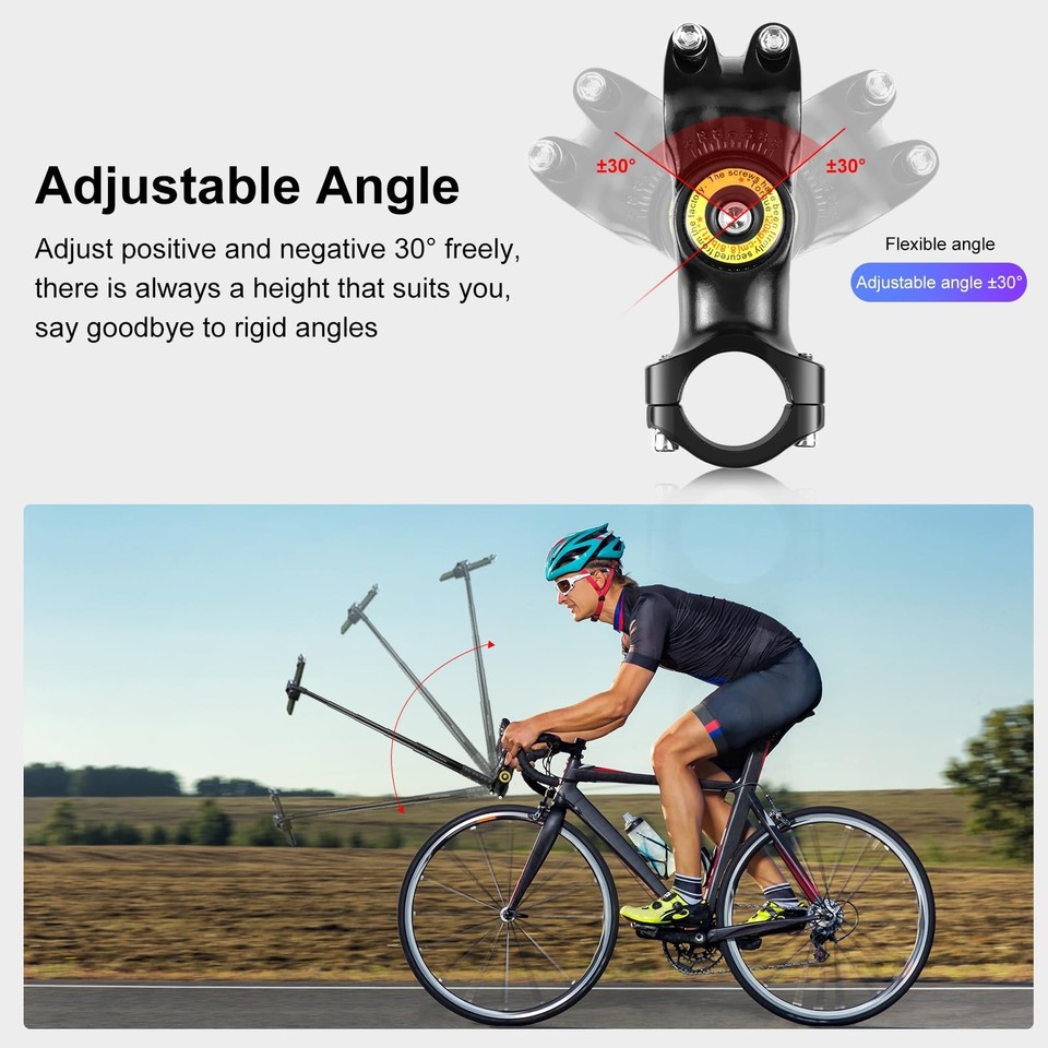 Motorcycle Bicycle Selfie Stick, Camera Handlebar Mount for Third ...