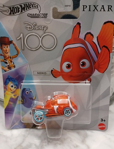 NEW 2023 Hot Wheels Disney 100 Pixar Finding Nemo Character Cars: Nemo ...