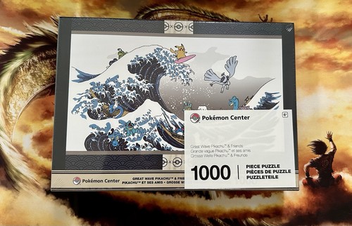 Pokemon Center Great Wave Pikachu & Friends Puzzle (1,000 Piece) - New ...