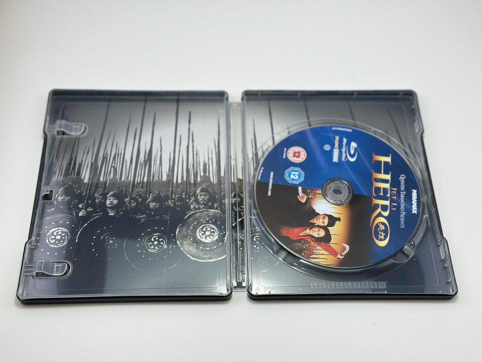 HERO Region B Blu-Ray SteelBook Zavvi UK Exclusive Tarantino Jet Li ...