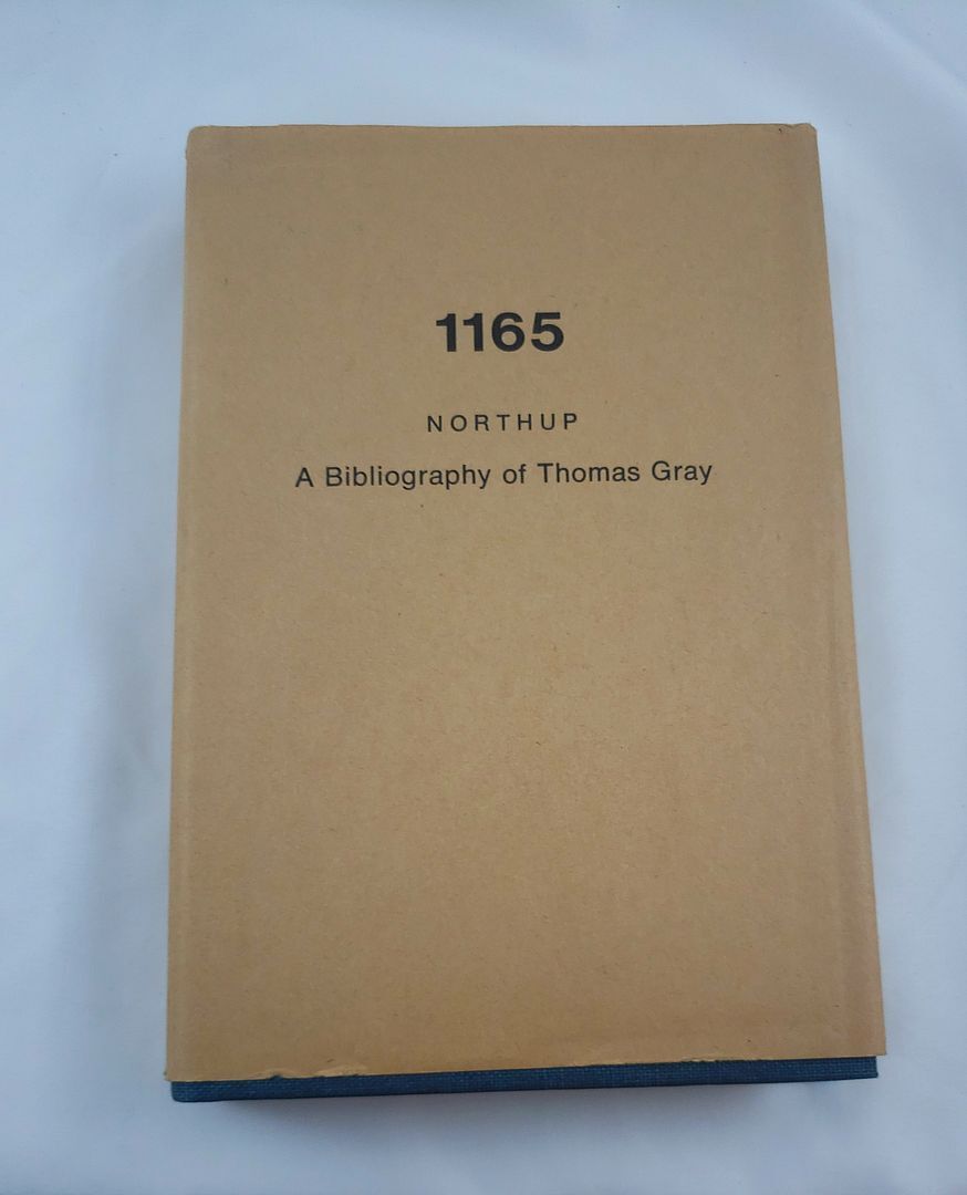 Bibliography of Thomas Gray; Northup; Literature; Quality Packaging ...