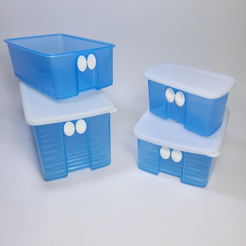 Tupperware FRIDGESMART Fruit Vegetable Storage Containers Vented 4 ...