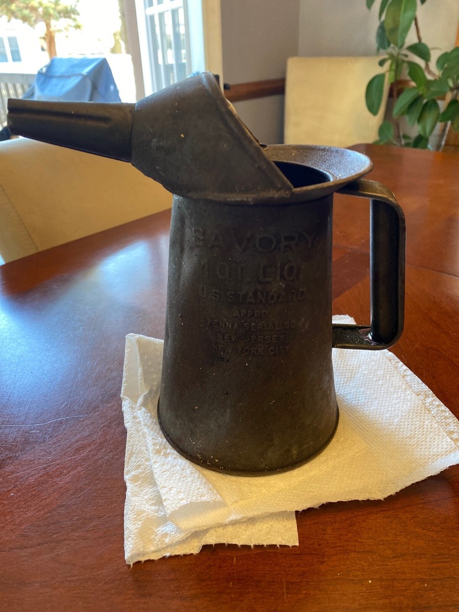 Oil Measure Can With Funnel