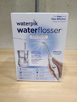 New/Sealed-Waterpik Aquarius Water Flosser (Gums, Braces, Teeth ...