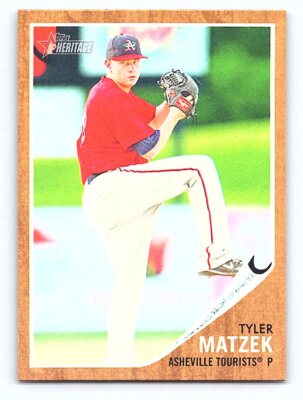 2011 Topps Heritage Minor League Tyler Matzek #26 Asheville Tourists | eBay