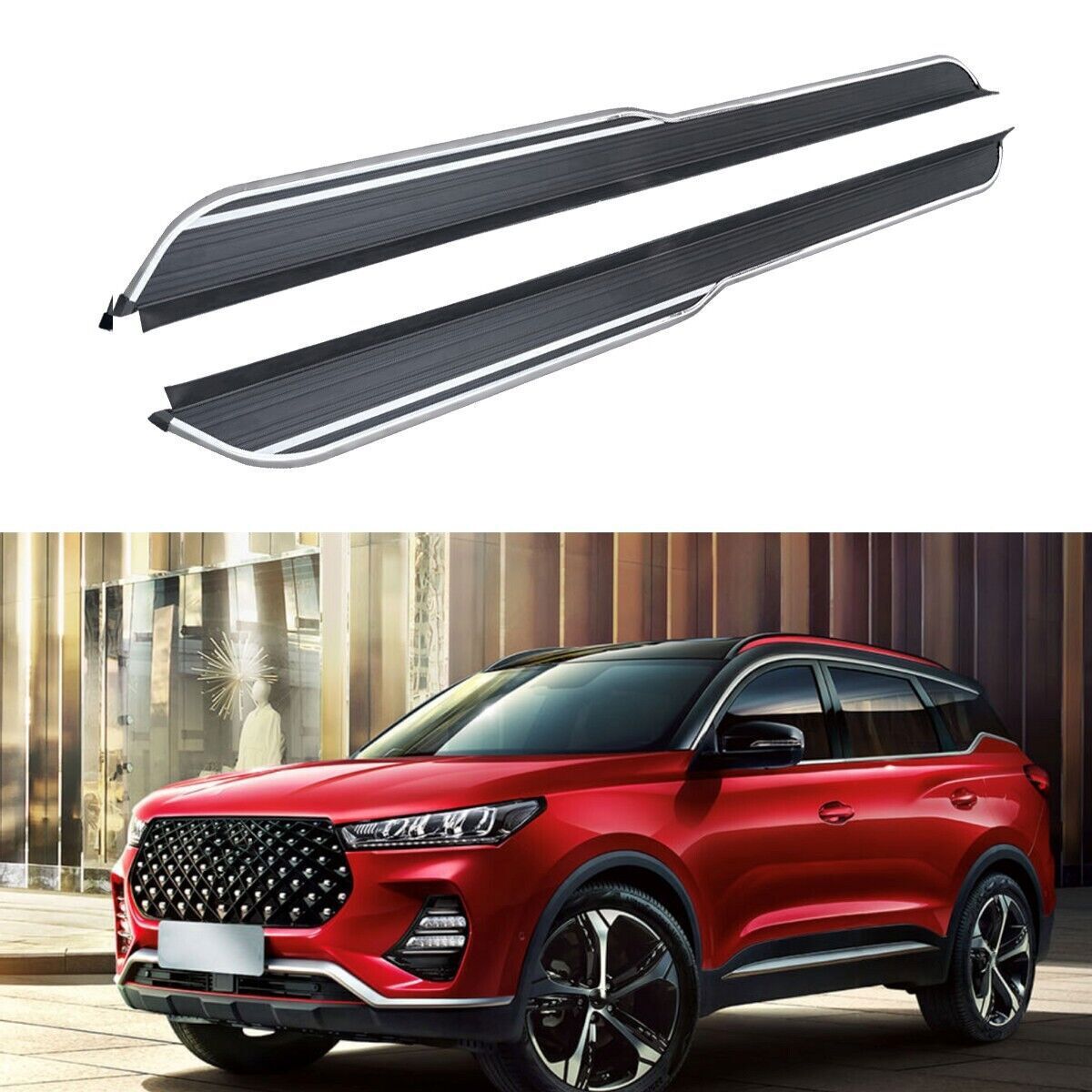 2Pcs Side Step Running Board Nerf Bar Fits for Chery TIGGO 7 PRO SUV ...