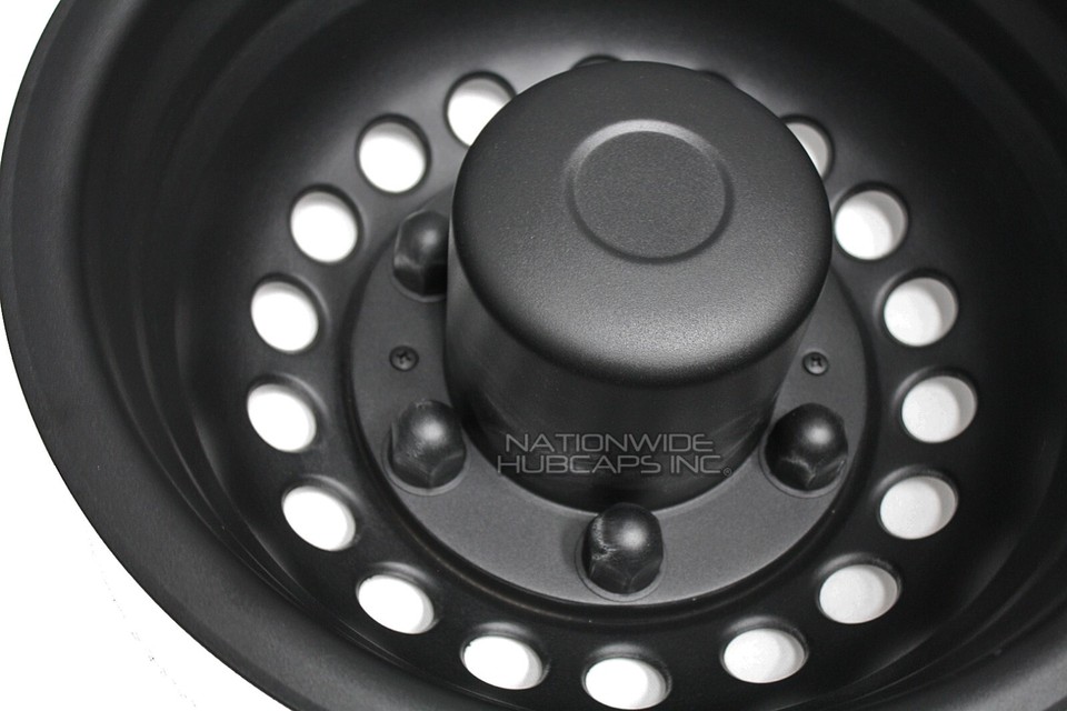 4 fits Sprinter Van 2007-2024 Black 16" Dual Wheel Simulators Dually ...