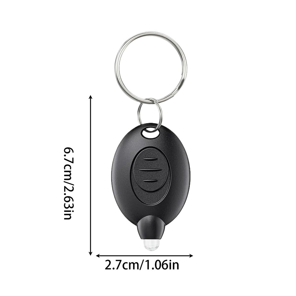 Led Torch Keychain Flashlight Key Ring High Bright Badge Lights LED ...