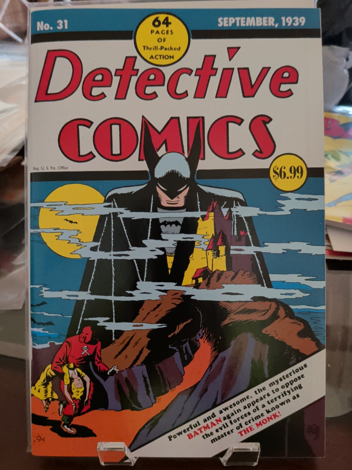 Detective Comics #31 NM 5th App Batman 1st Batarang Bob Kane DC Comics ...