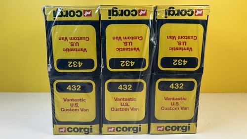 CORGI 432 VANTASTIC US CUSTOM VAN TRADE PACK OF 6 FACTORY SHRINK ...