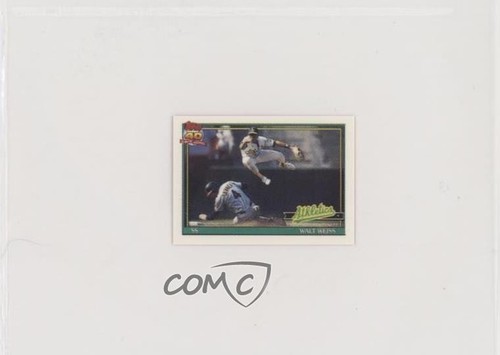 1991 Topps Micro Walt Weiss #455 | eBay
