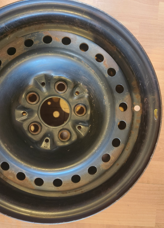 14" DODGE CARAVAN, VOYAGER FACTORY OEM STEEL WHEEL RIM 14x5.5 1994-1995 ...