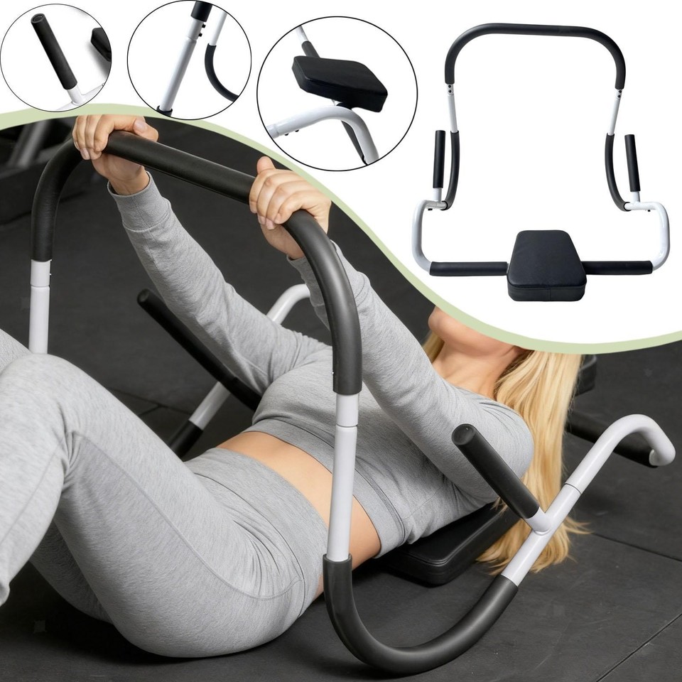 Gym Abs Equipment Portable Ab Exercise Machine Ab Roller Crunch Trainer ...