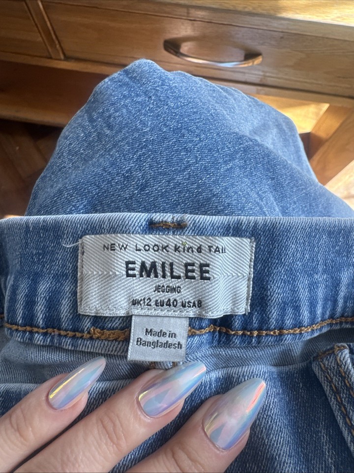 New Look Emilee Jeans Size 12 Pale Blue | eBay UK
